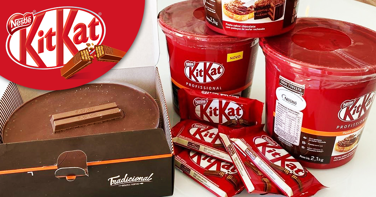Torta Creme KitKat | Tradicional Bolos e Tortas